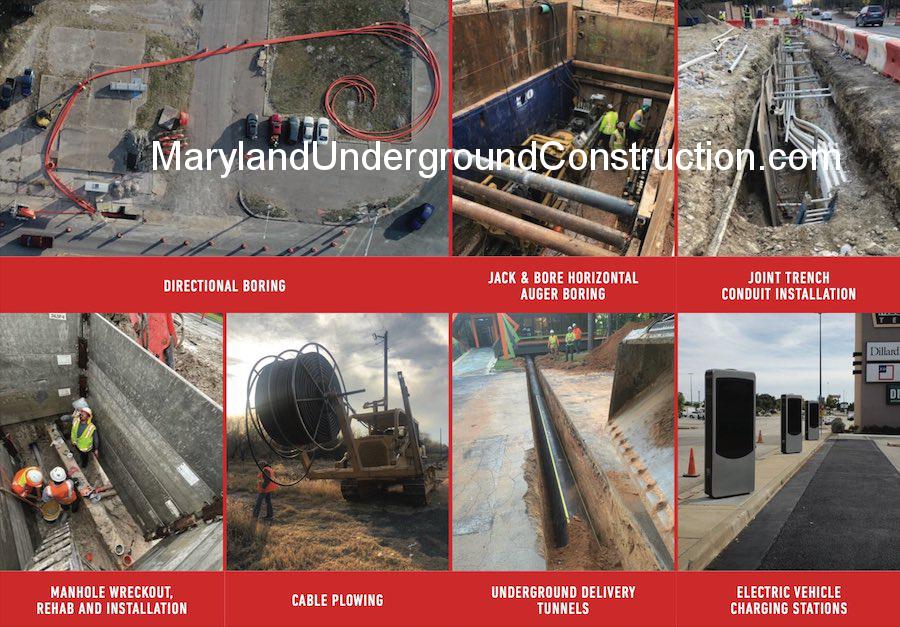 Underground Utility Construction - Maryland Underground Construction